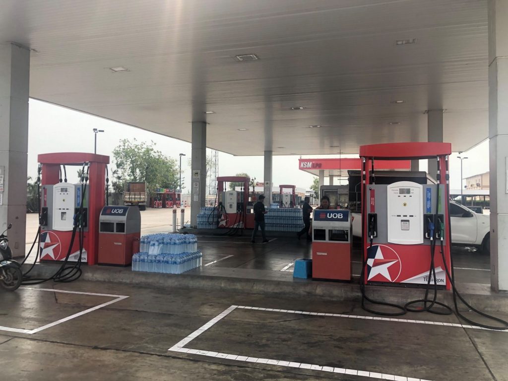 HONGYANG Fuel dispenser installed at Caltex Station - บริษัท จีเอสเอ็ม ...
